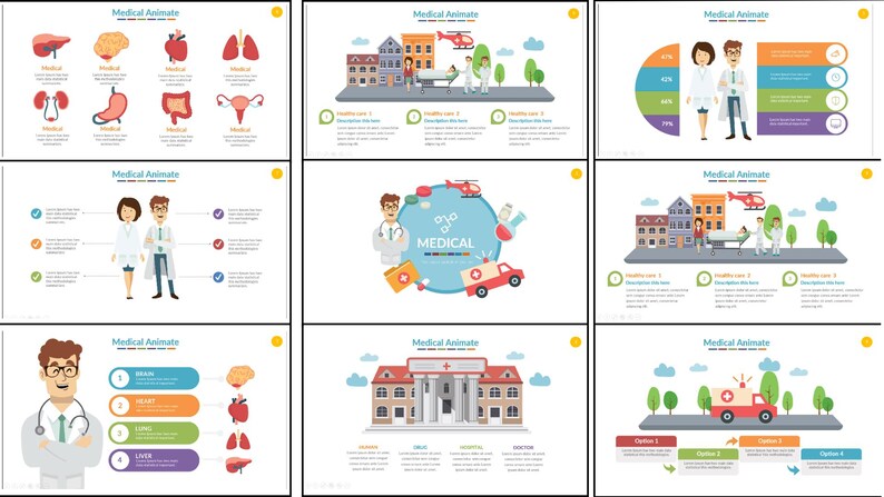 Medical Powerpoint Template - Etsy