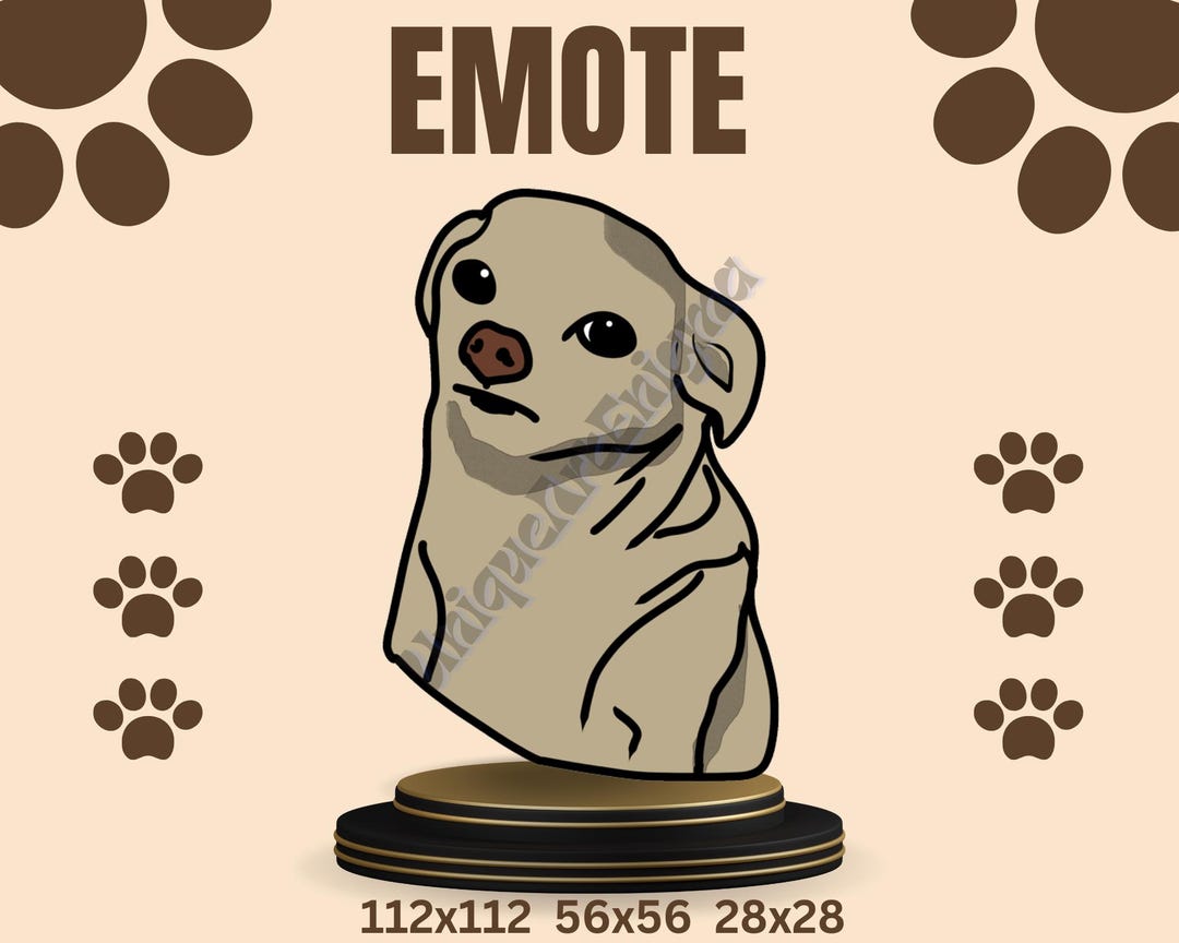 Animated Funny Meme Dog for Twitch, Discord and Gif Lovers. - Etsy