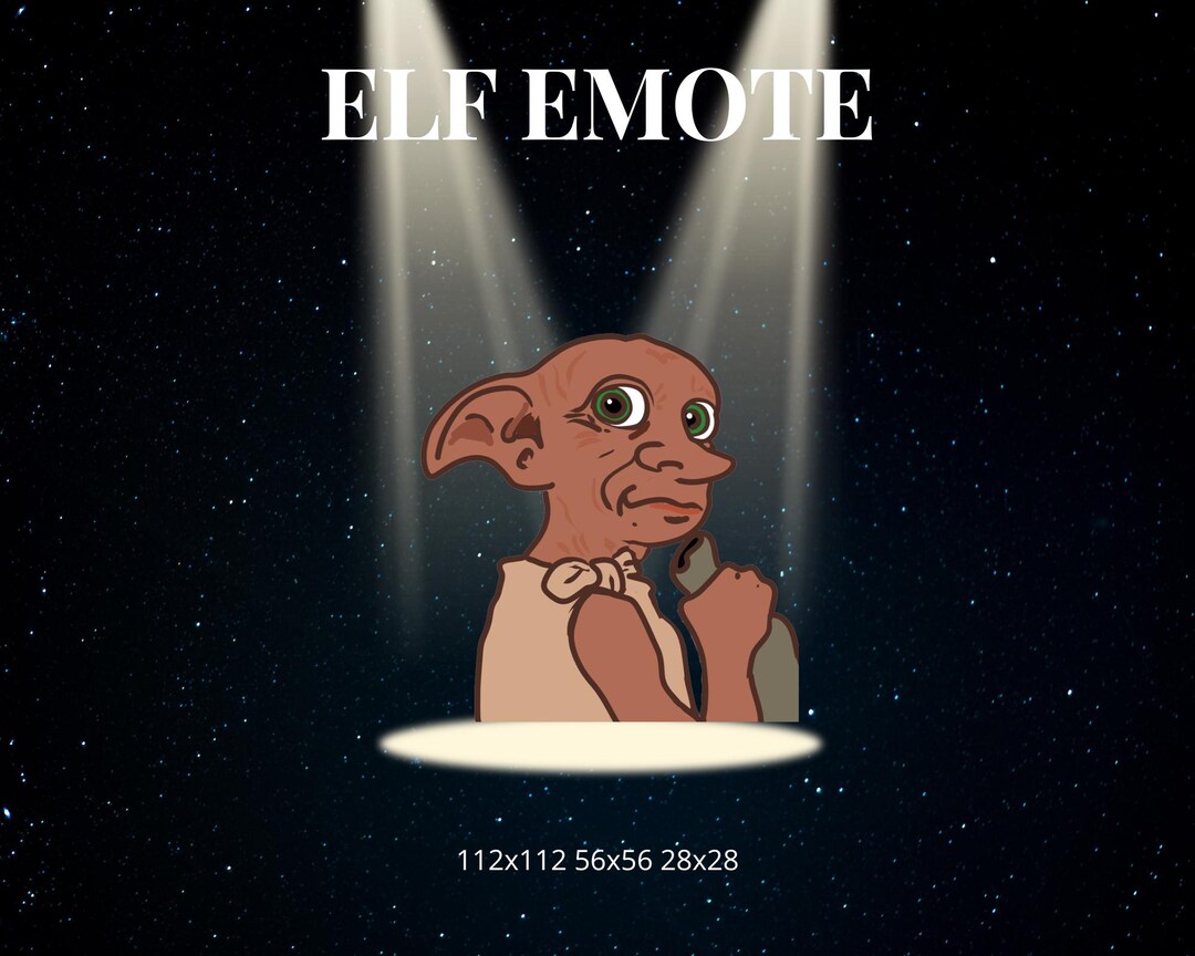 Animated Elf Emote for Twitch, Discord and Gif Lovers - Etsy