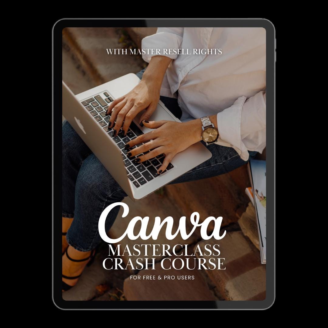 Canva Masterclass Crash Course Ebook - Etsy