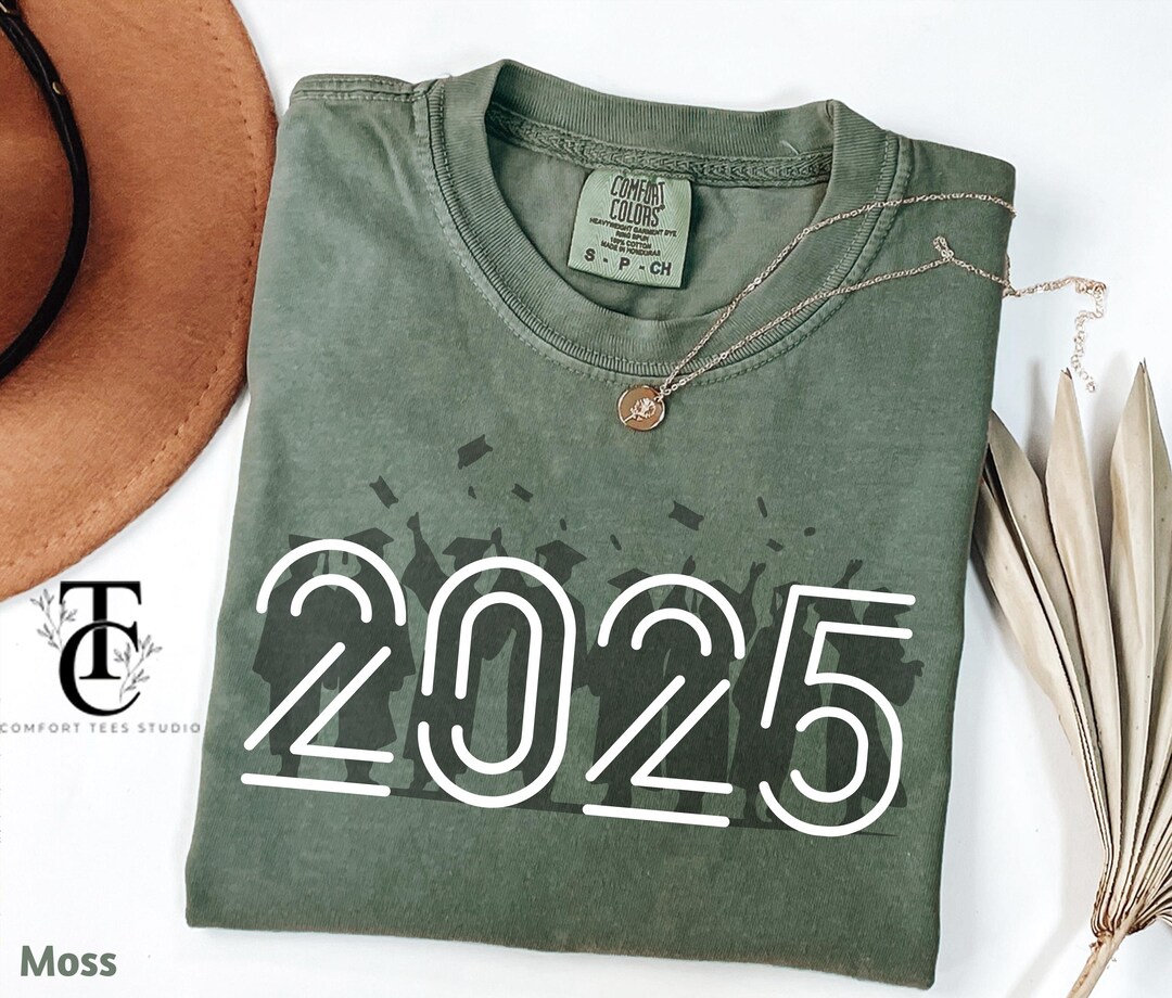 Comfort Colors® 2025 Graduation Tee Shirts, Grad Squad 2025 T-shirt ...