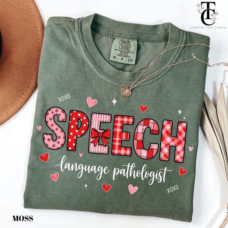 Valentine Speech Language Pathologist Shirt, SLP Tee Shirt, Speech ...