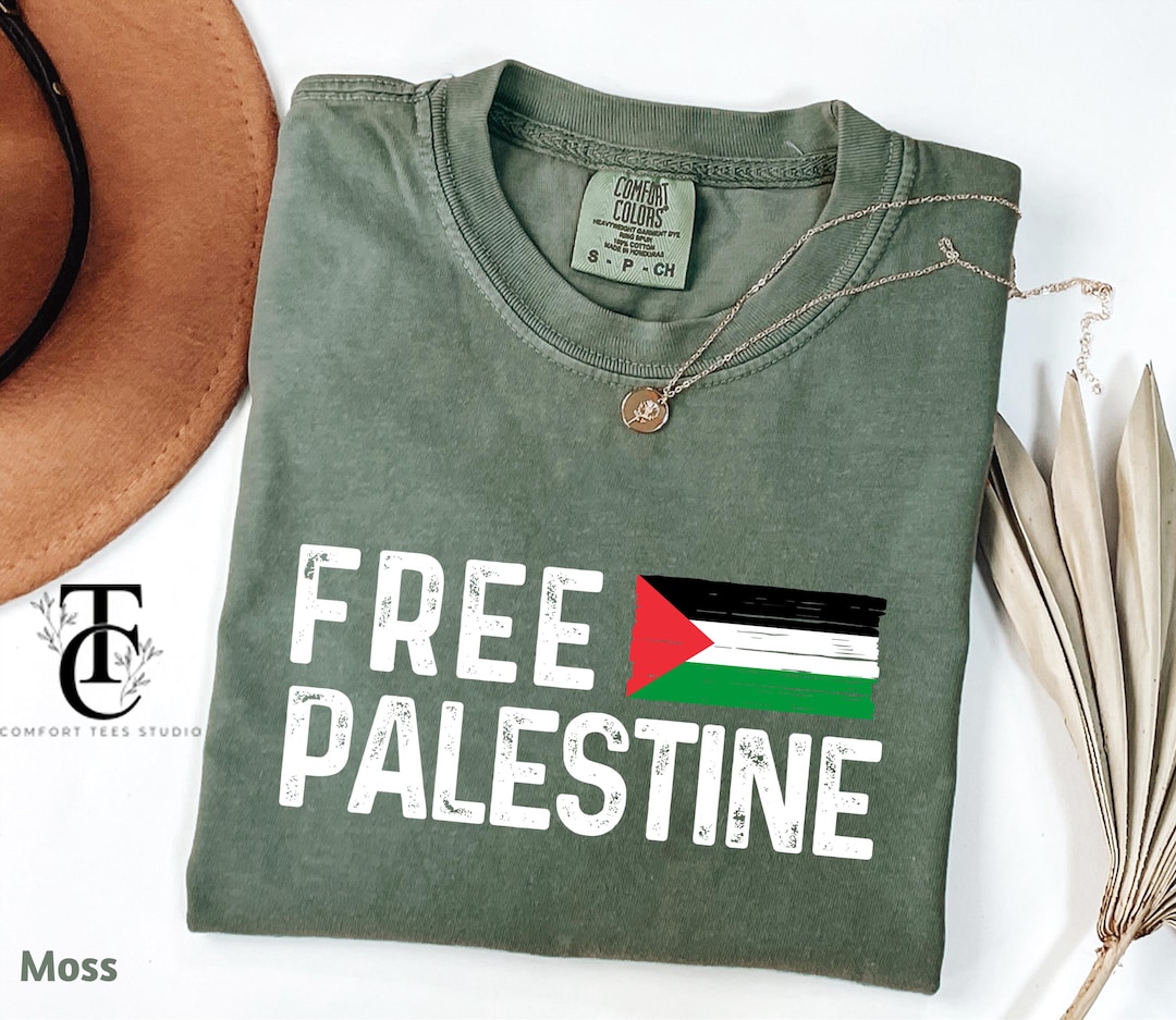 Comfort Colors Palestine Shirt, Free Palestine T-shirt, Cute Palestine ...