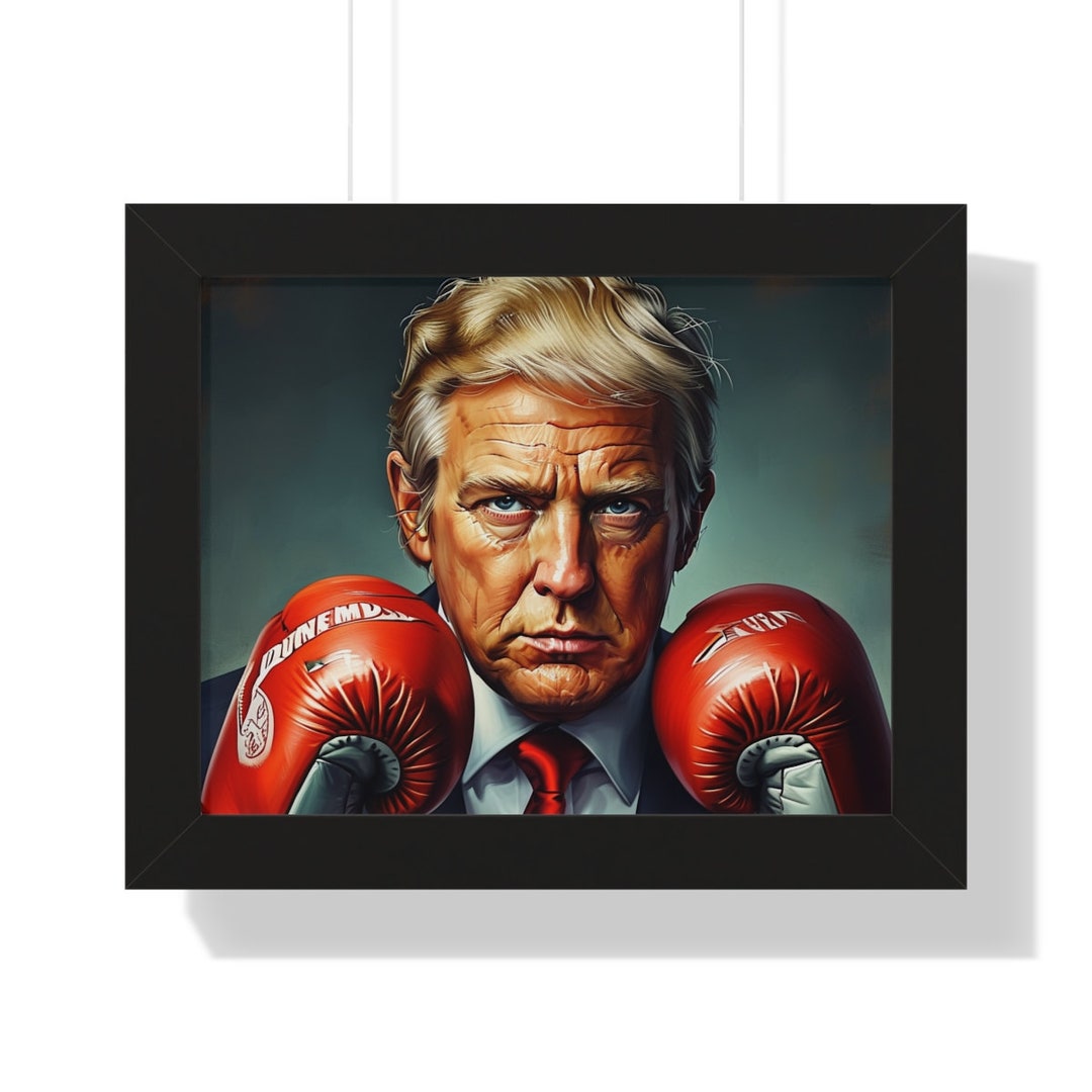 Trump Boxing Poster - Etsy