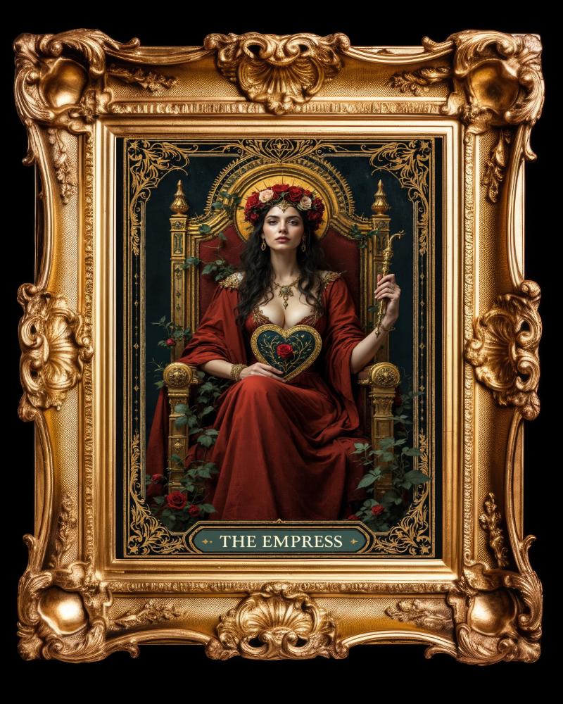 Tarot Wall Art Print, the Empress, Gift for Her, Tarot Deck Lover ...