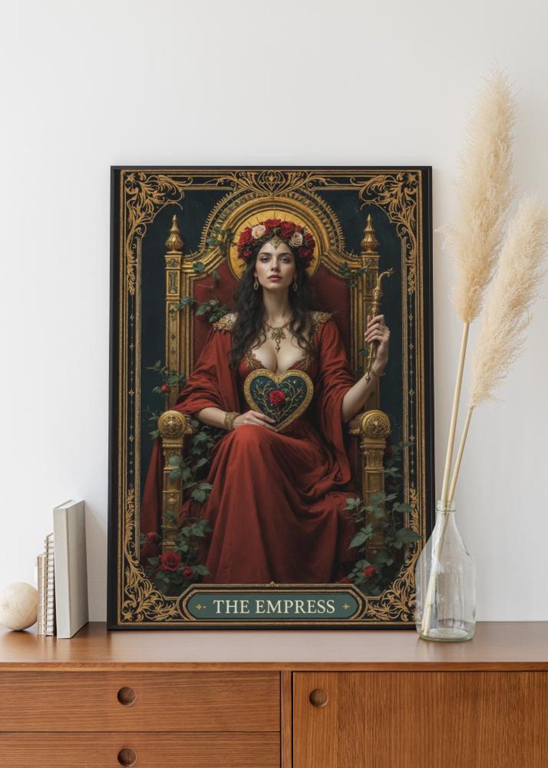 Tarot Wall Art Print, the Empress, Gift for Her, Tarot Deck Lover ...