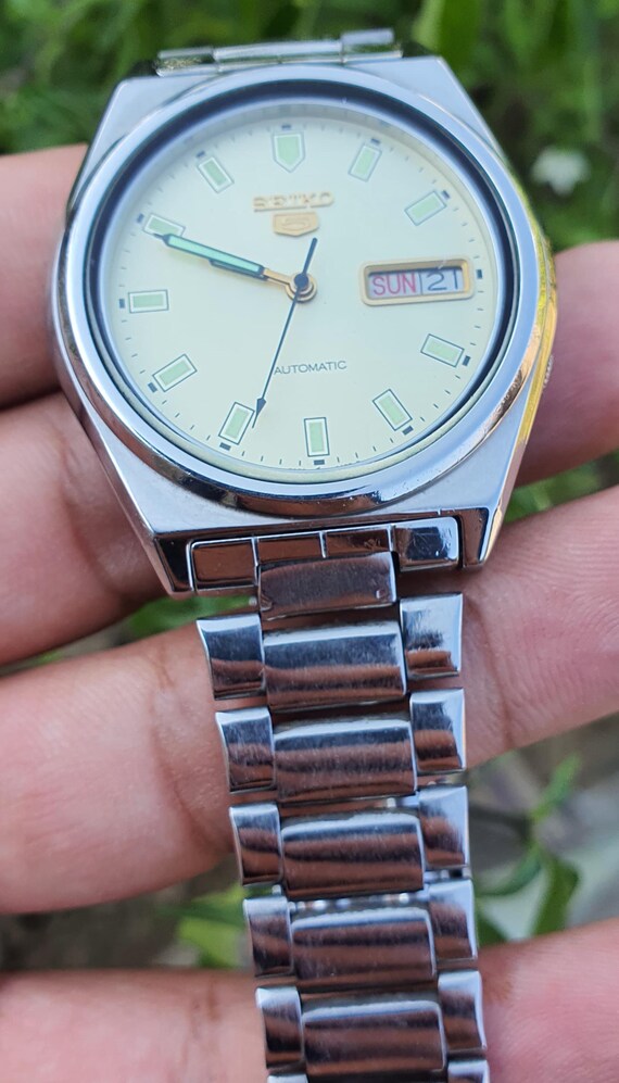 Seiko 5 Automatic 7009-876A Day / Date Stainless Stee… - Gem