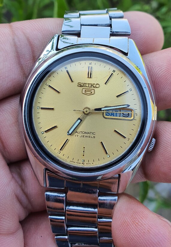 Seiko 5 Automatic 7S26-0290 17 Jewels Day / Date Stai… - Gem
