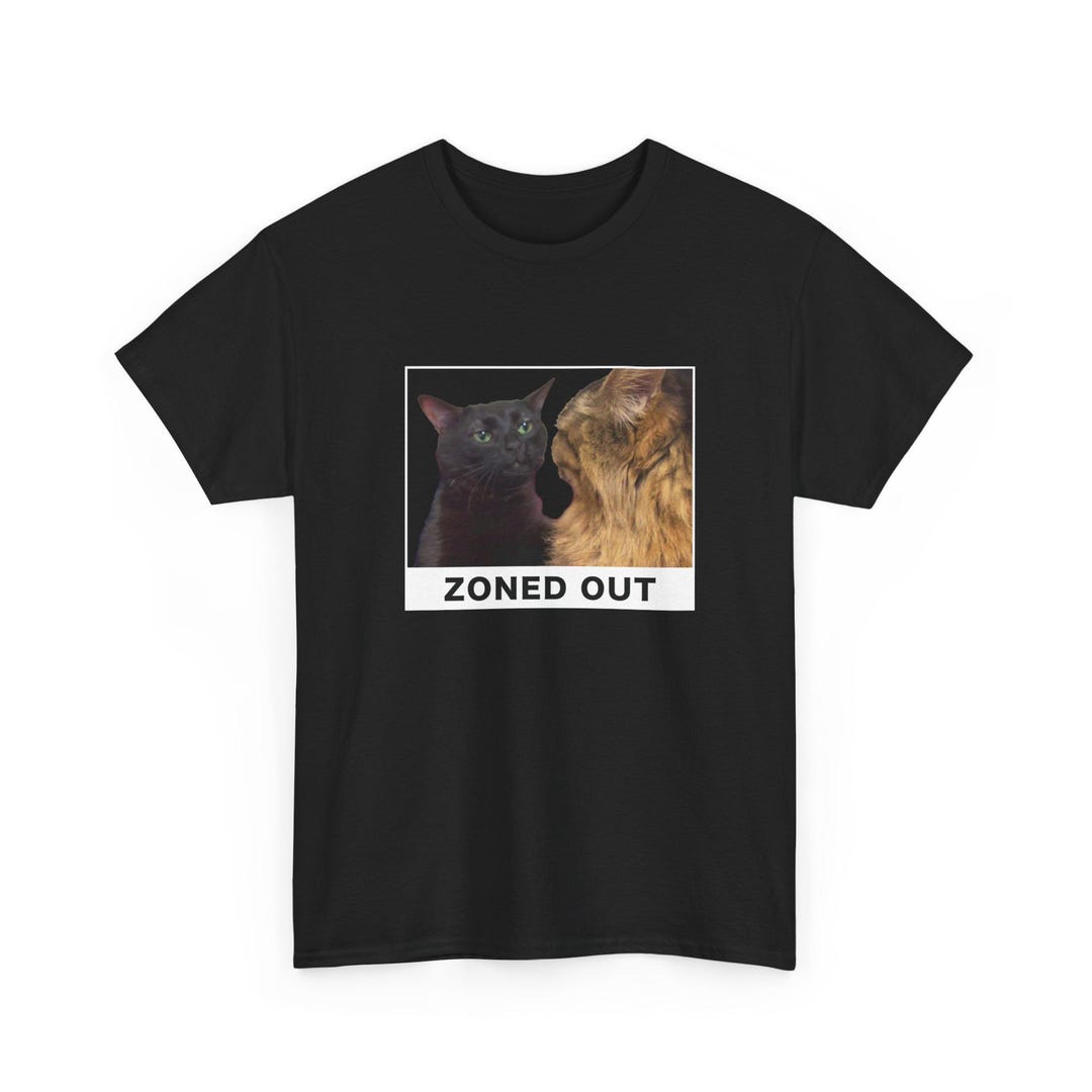 Meme Cat T-shirt, Cute Kitten Graphic Tee, Cat Lover Gift, Animal Pun ...