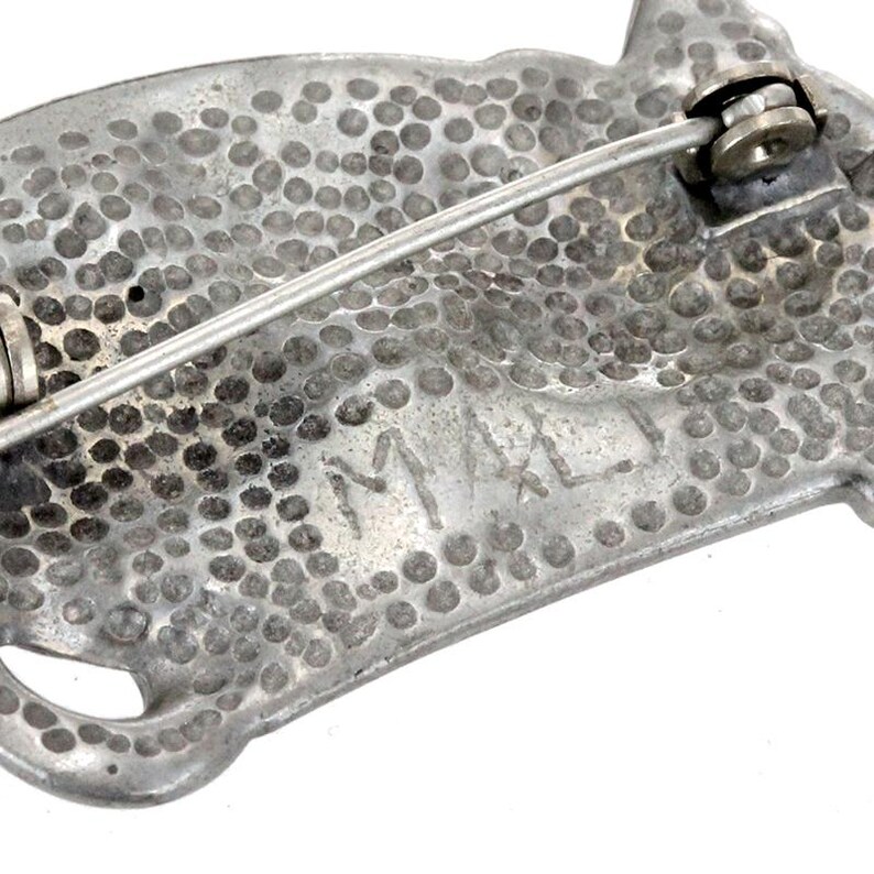 Rare Find - Spilt Milk Moveable Kinetic Cat and Mouse Pewter Pin Signed ...