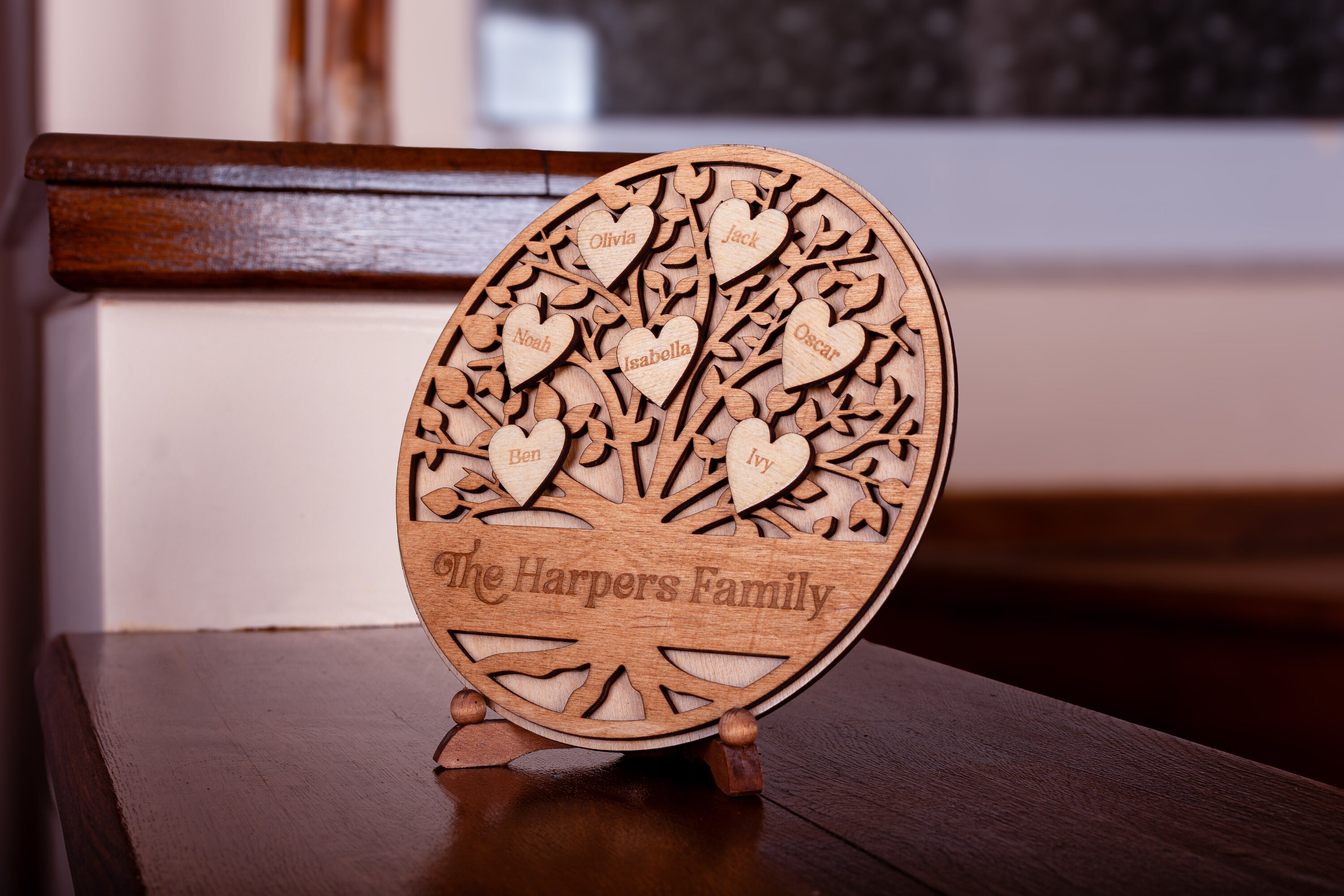 Personalized Family Tree Wall Decor, Custom Family Gift, Perfect Gift ...