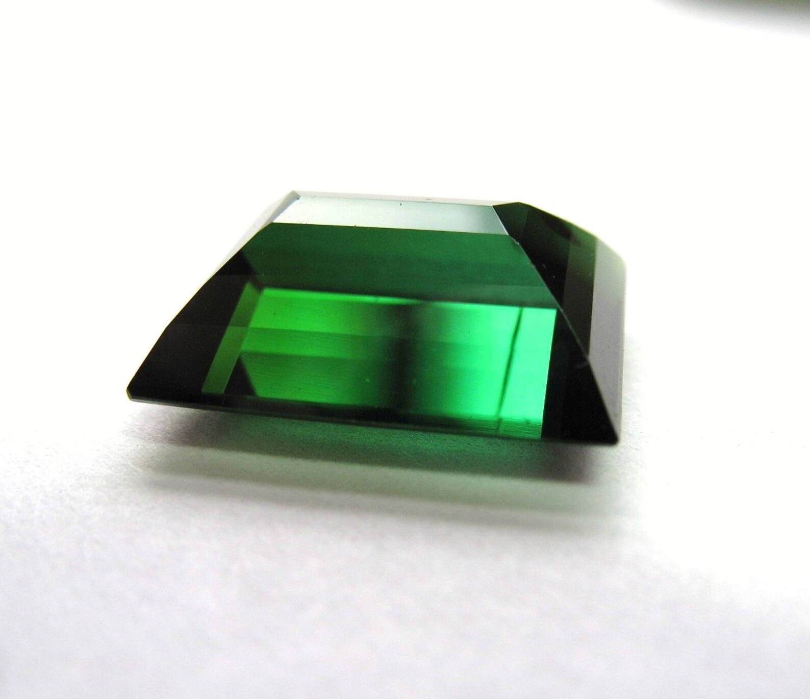 Forest Green Rectangular Step Cut Tourmaline - Etsy