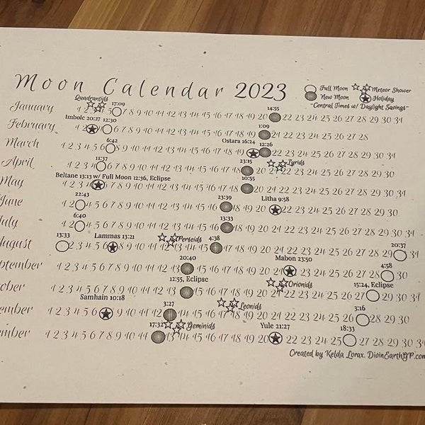 Hard Copy Calendar - Etsy