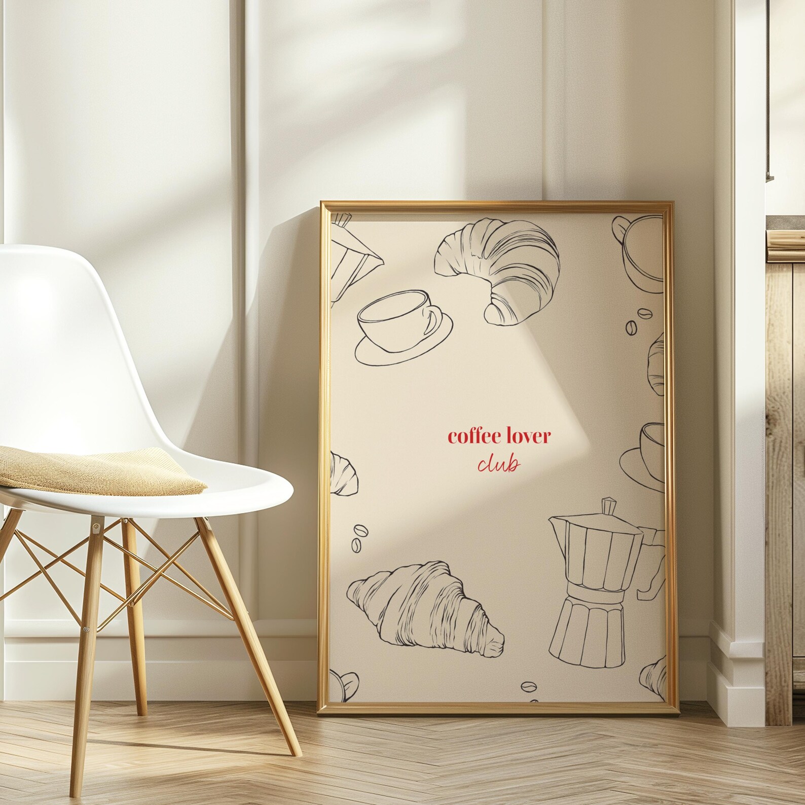 Cute Retro Coffee Poster - Espresso Wall Decor - Retro Coffee Wall ...