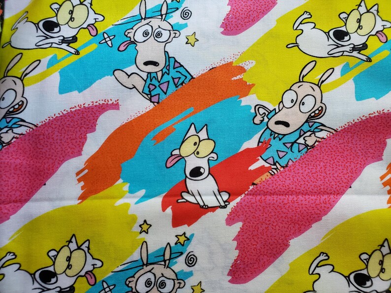 Rocko’s Modern Life Licensed Fabric Paintbrush Rocko Spunky Nickelodeon ...