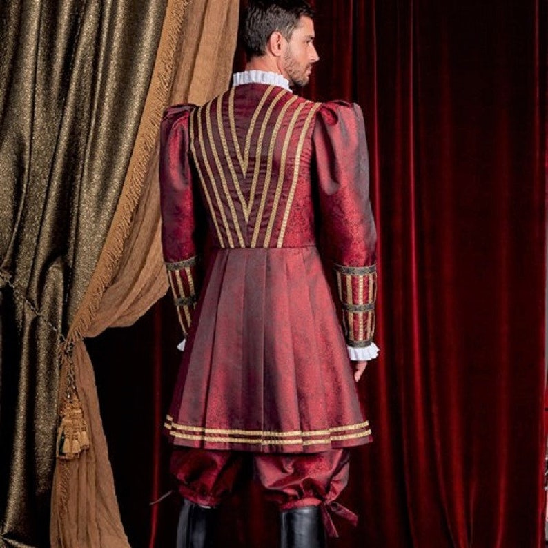 Men's Historical Tudor Sewing Pattern Costume Doublet Pantaloons ...