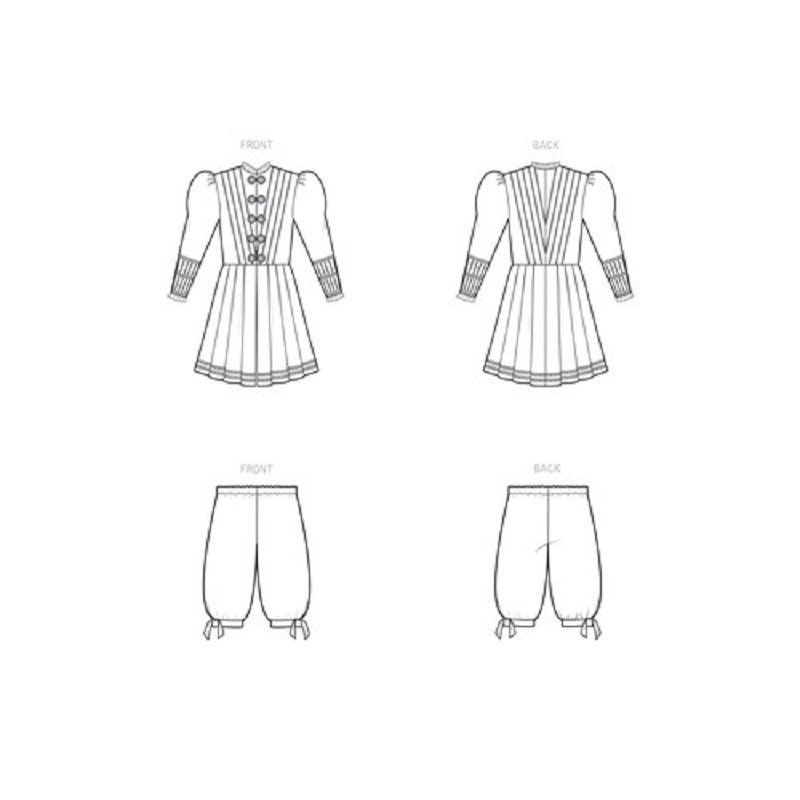 Men's Historical Tudor Sewing Pattern Costume Doublet Pantaloons ...