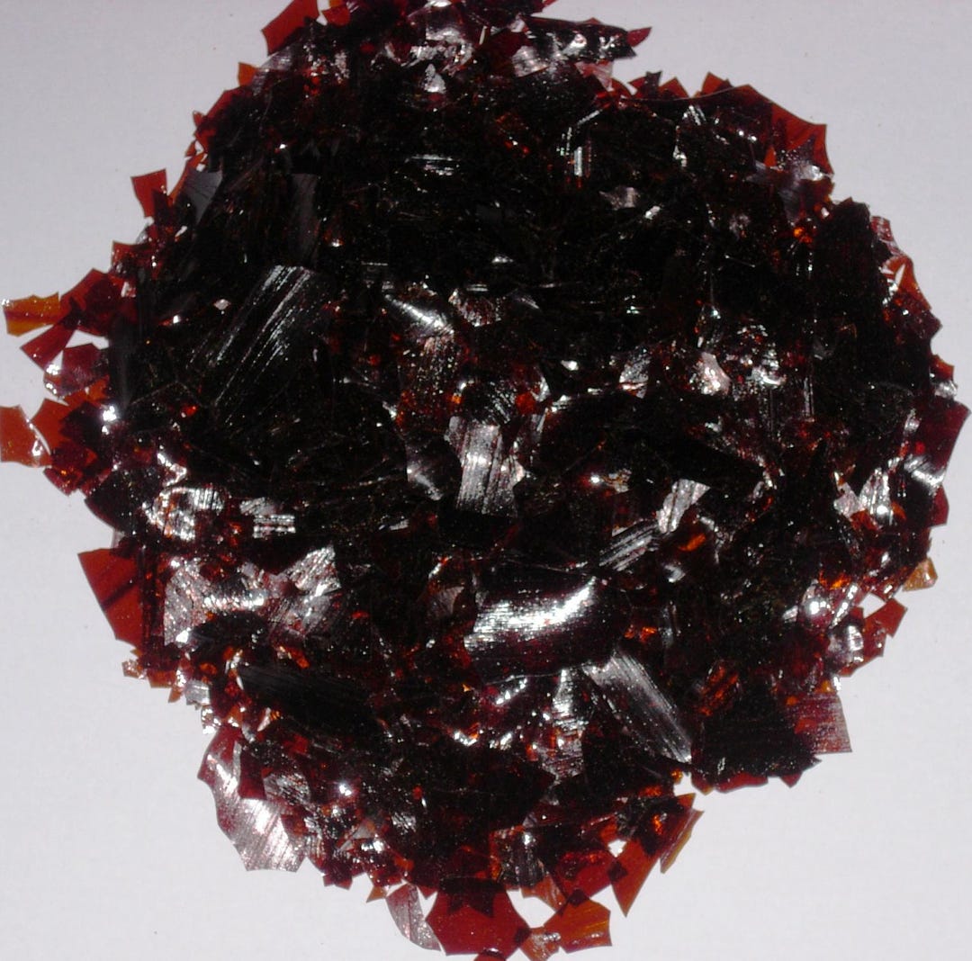 1/2 Lb Dewaxed Garnet Shellac Flakes - Etsy