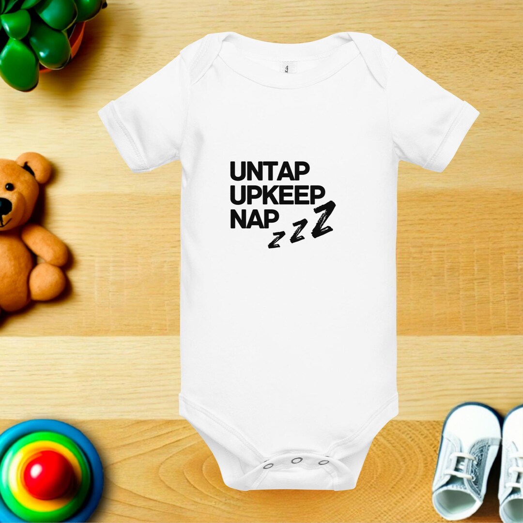 Magic: the Gathering "untap, Upkeep, Nap" Baby Bodysuit - Etsy