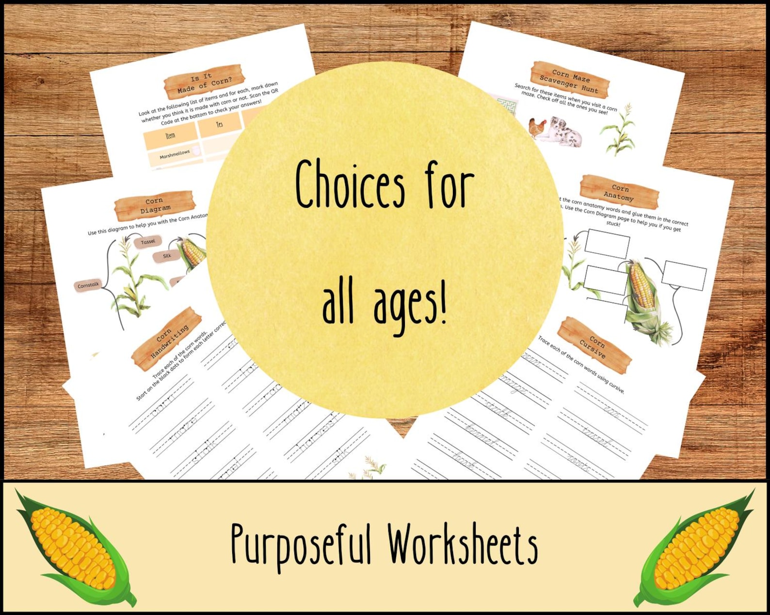 Let's Visit A Corn Maze Activity Pack for Field Trips, Outings ...