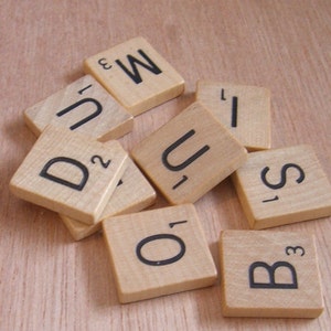 50 Pack Recycled Scrabble Tiles (23-10-120) - Etsy