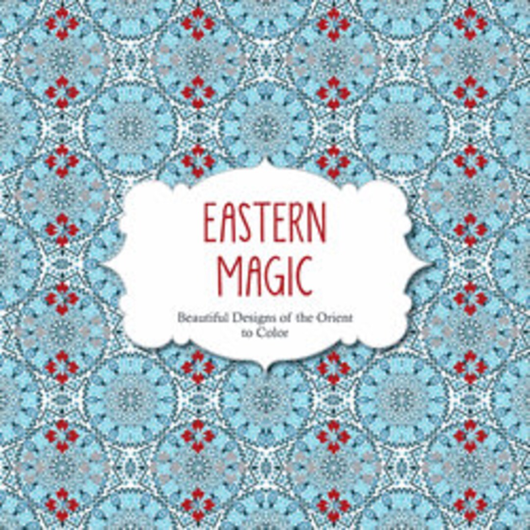 Adult Coloring Book - Eastern Magic Beautiful Patterns (02-02-012) - Etsy