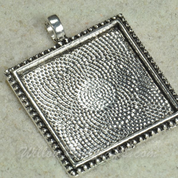 Square Pendant - Etsy