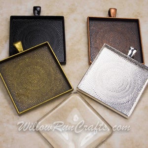 Square Pendant - Etsy