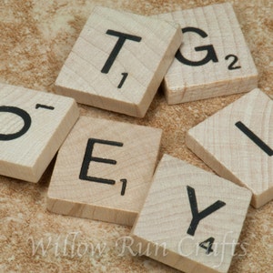 100 Pack New Scrabble Tiles (23-10-110) - Etsy