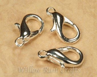 Charm Clasps Silver Plated for Charm Bracelets Making Premium Quality ...