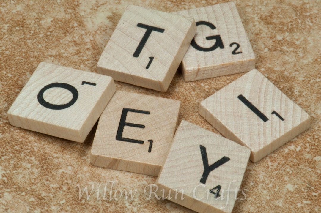 50 Pack Scrabble Tiles for Your Pendants and Magnets (23-10-110) - Etsy