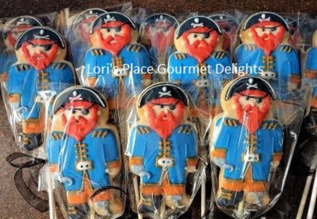 Pirate Cookies - Cookie Pops - 12 Cookies - Etsy