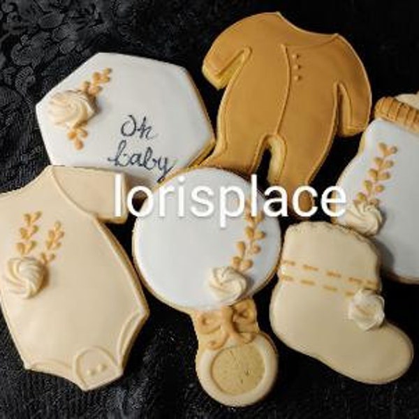 Gender Neutral Baby Shower Cookies - Etsy