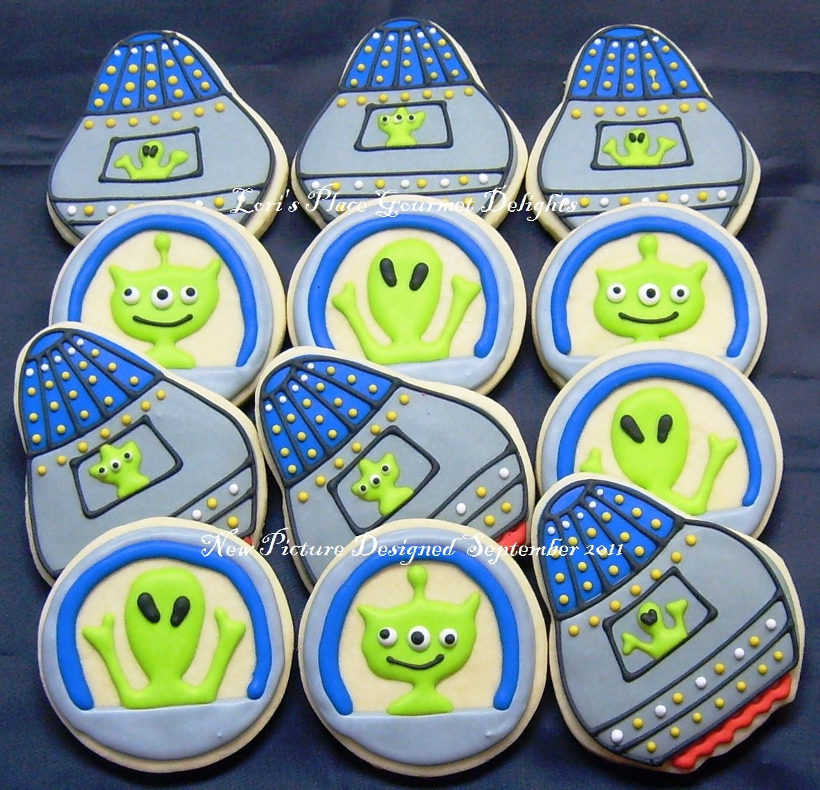 ALIEN Cookies UFO Cookies Spaceship Cookies Paranormal | Etsy