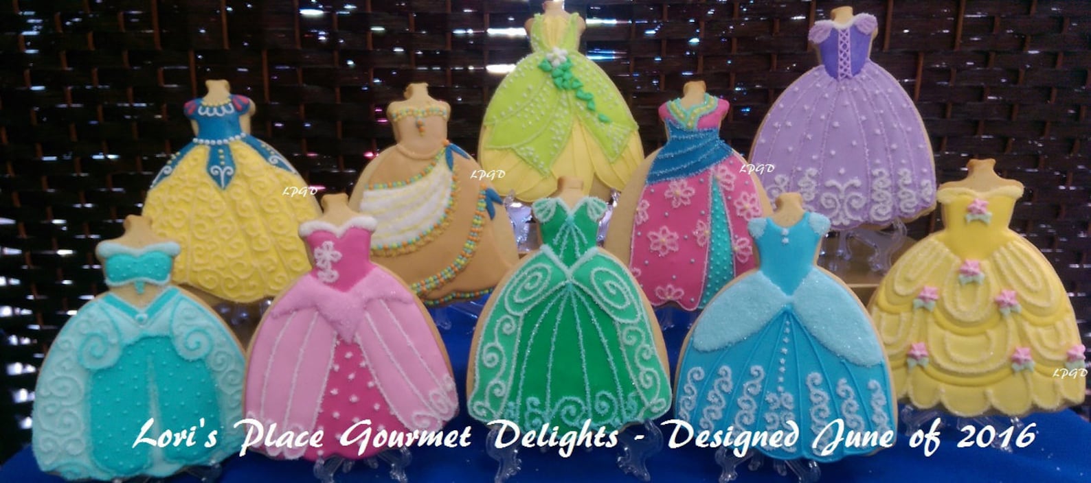 Princess Dress Cookies 10.00 Each - Etsy