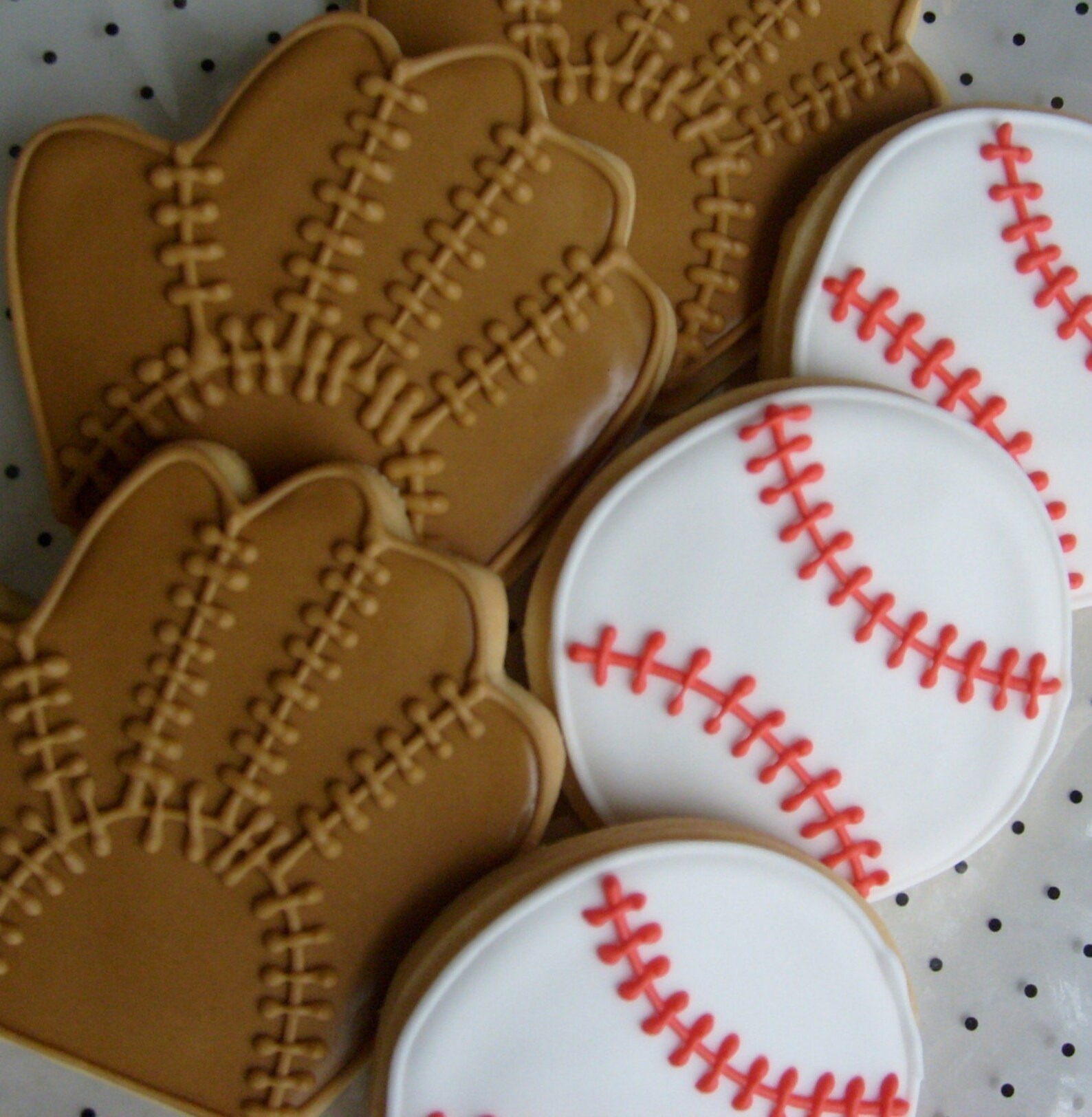 BASEBALL ANYONE Baseball and Baseball Mitt Decorated Cookie - Etsy