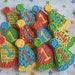 Birthday Hat Cookies Party Hat Cookies Birthday Cookies 1 Dozen - Etsy