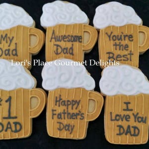 Beer Mug Cookies Personalized Beer Mug Cookies 12 Cookies - Etsy