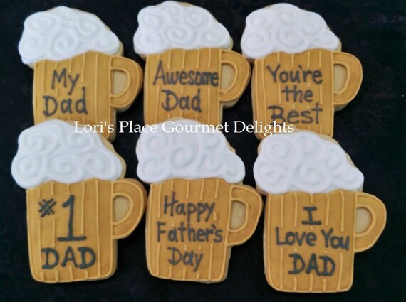 Beer Mug Cookies Personalized Beer Mug Cookies 12 Cookies | Etsy