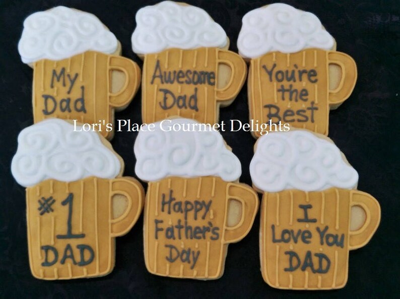 Beer Mug Cookies Personalized Beer Mug Cookies 12 Cookies - Etsy