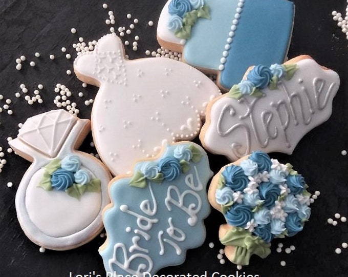 Bride to Be Cookies - Bridal Shower Cookies - 12 - Cookies - Etsy