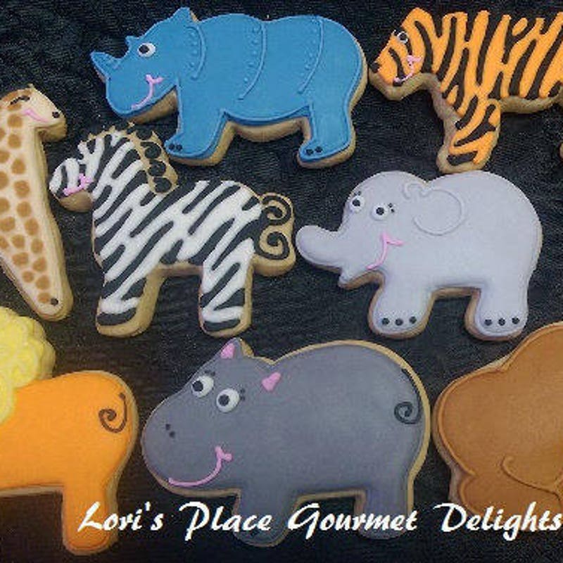 Zoo Cookies - Etsy