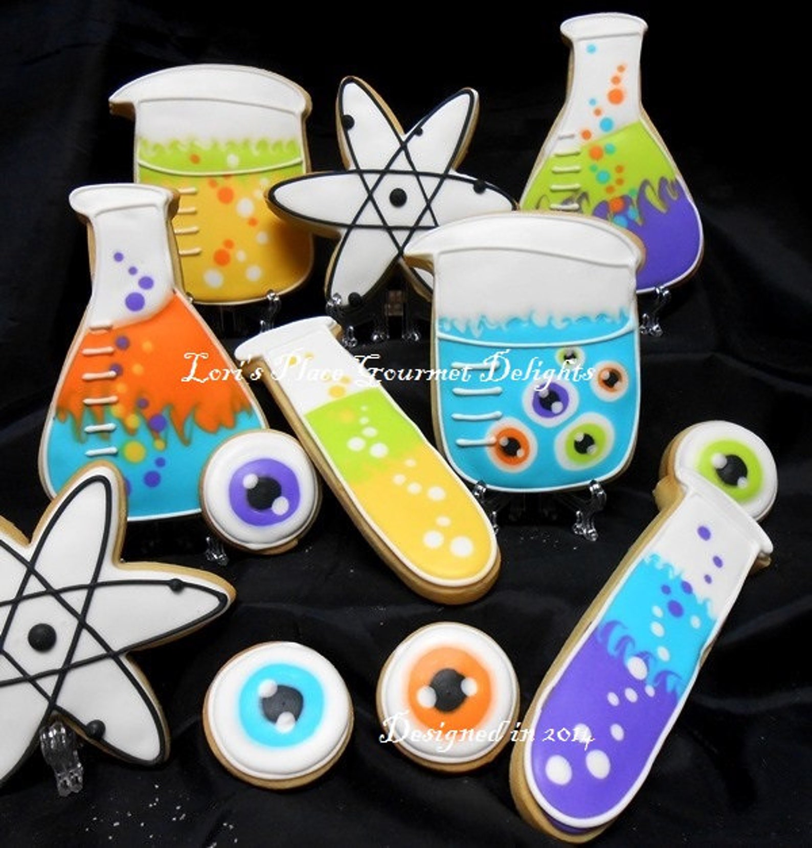 Mad Scientist Cookies 12 Cookies | Etsy