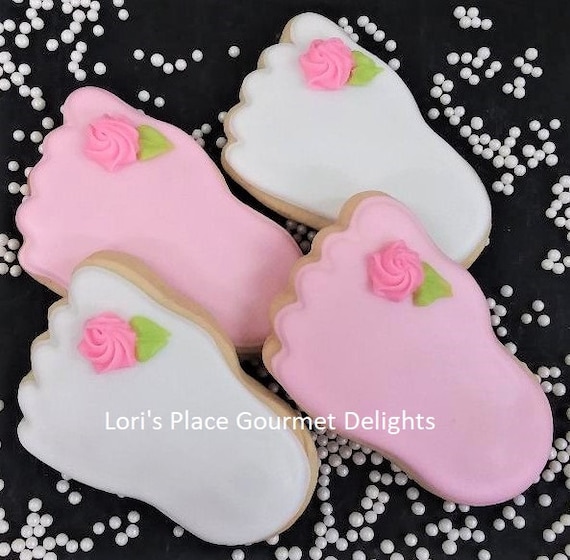 Baby Feet Cookies 12 Cookies | Etsy