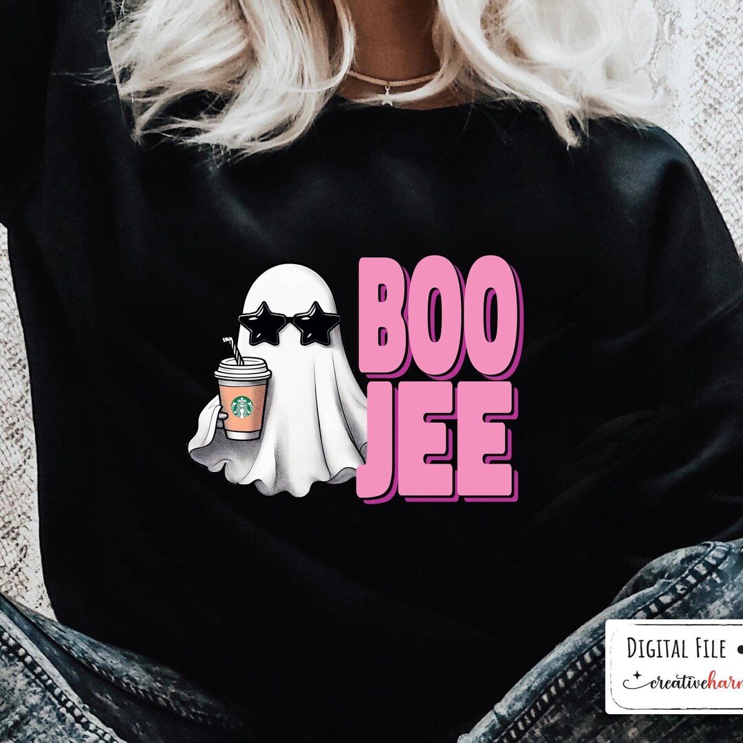 Boo Jee Png, 5 Design Options Png, Bougie Ghost Png, Trending Png, Cute ...