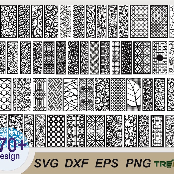 Modern Door Panels Dxf - Etsy UK