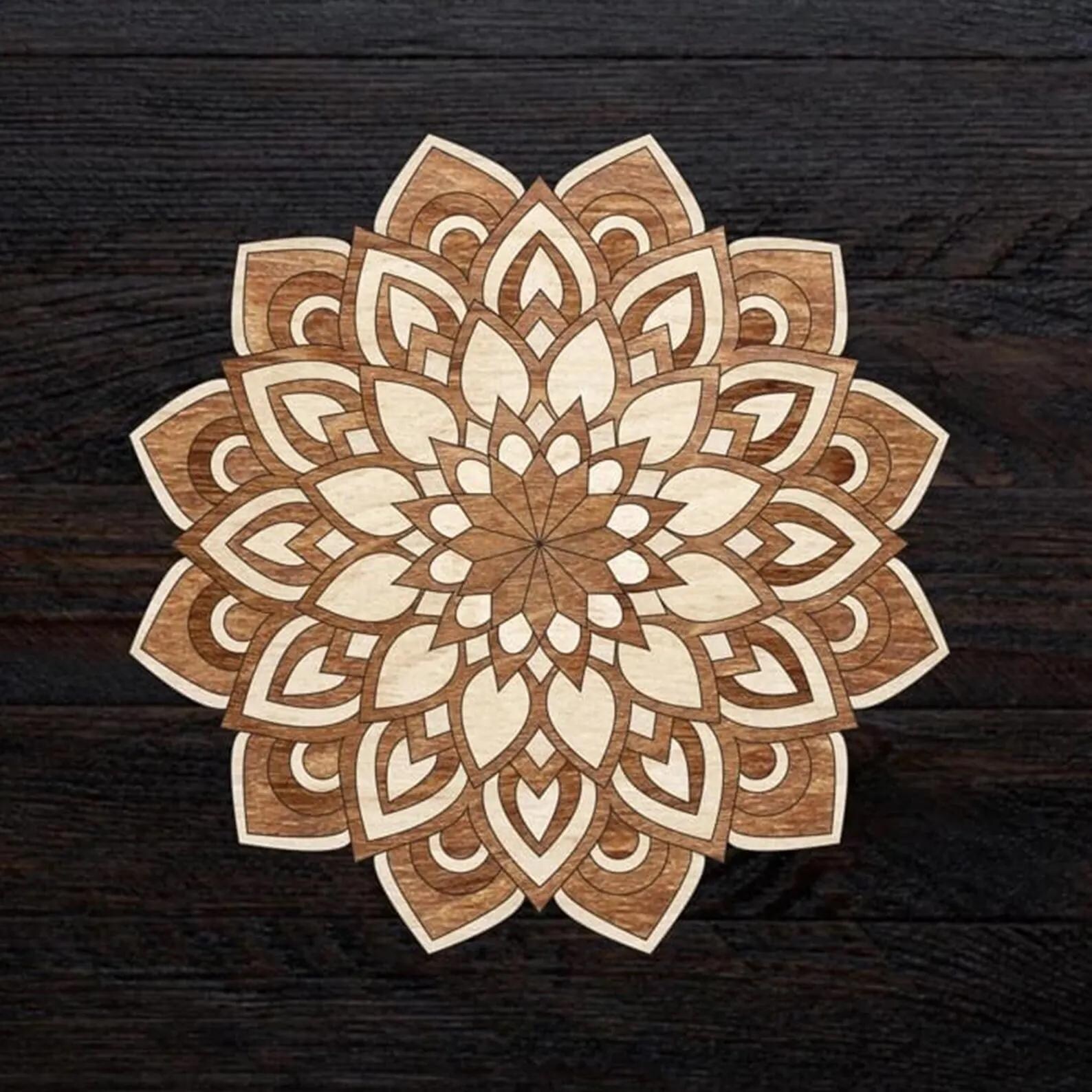 Laser Cut Mandala SVG File, 3D Layered Wall Decor (digital Download) - Etsy