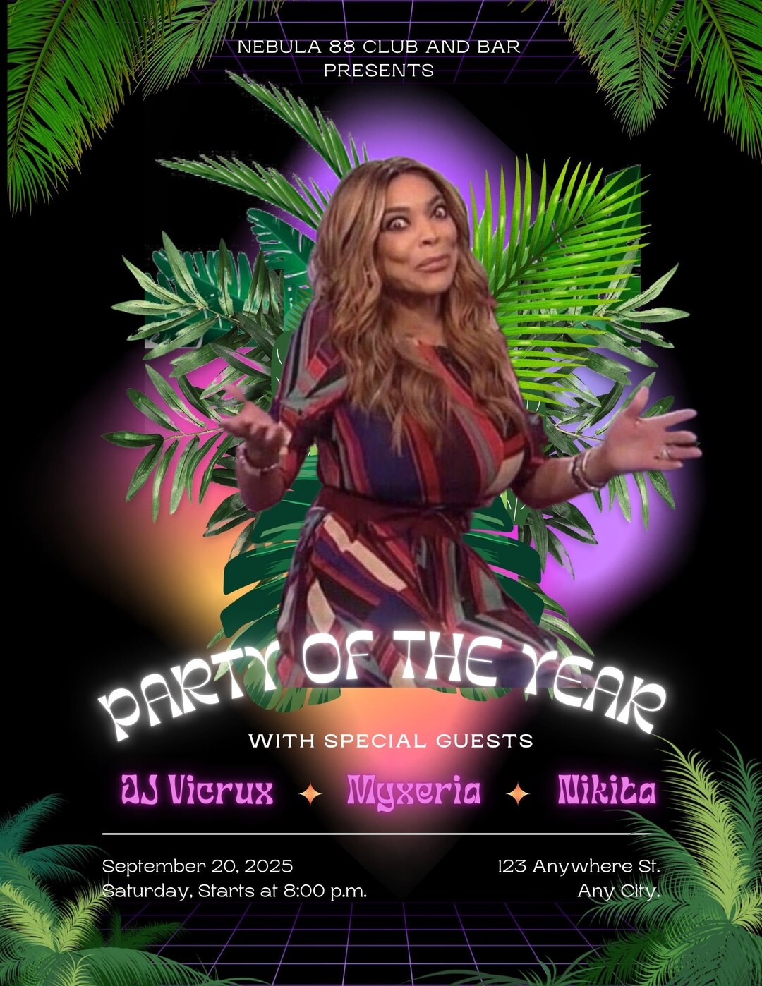 Soca Event Flyer Template - Etsy