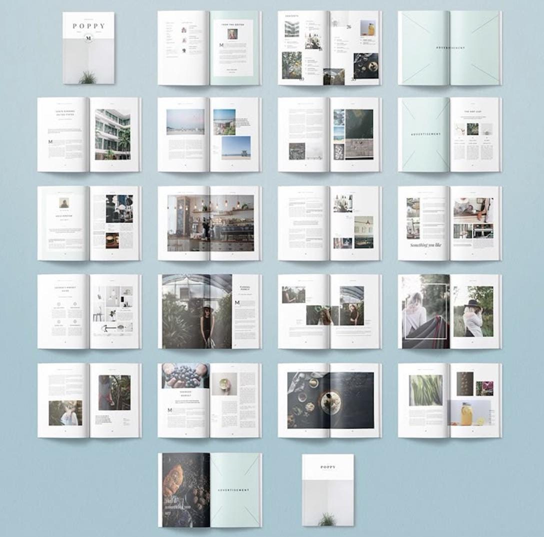 Minimal Magazine Indesign Template – Clean, Modern, and Fully Editable ...