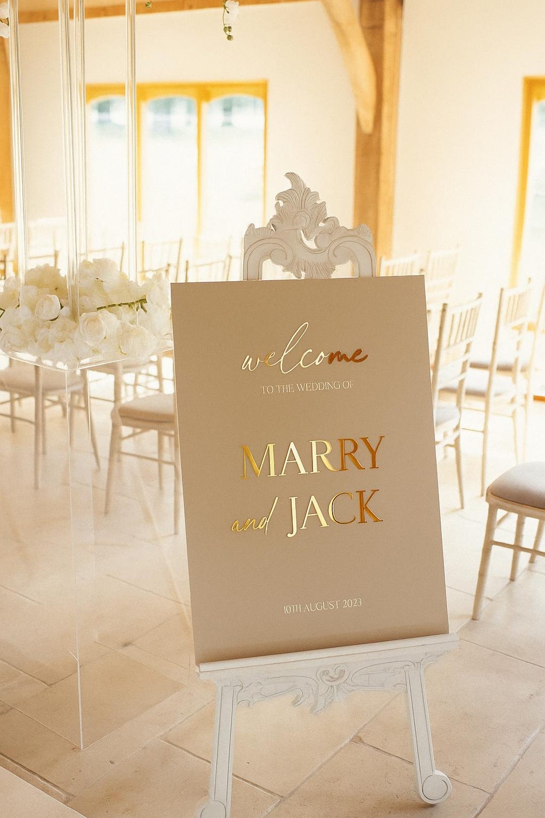 Luxury Wedding Sign, Custom Wedding Sign, Acrylic Wedding Sign, Wedding ...